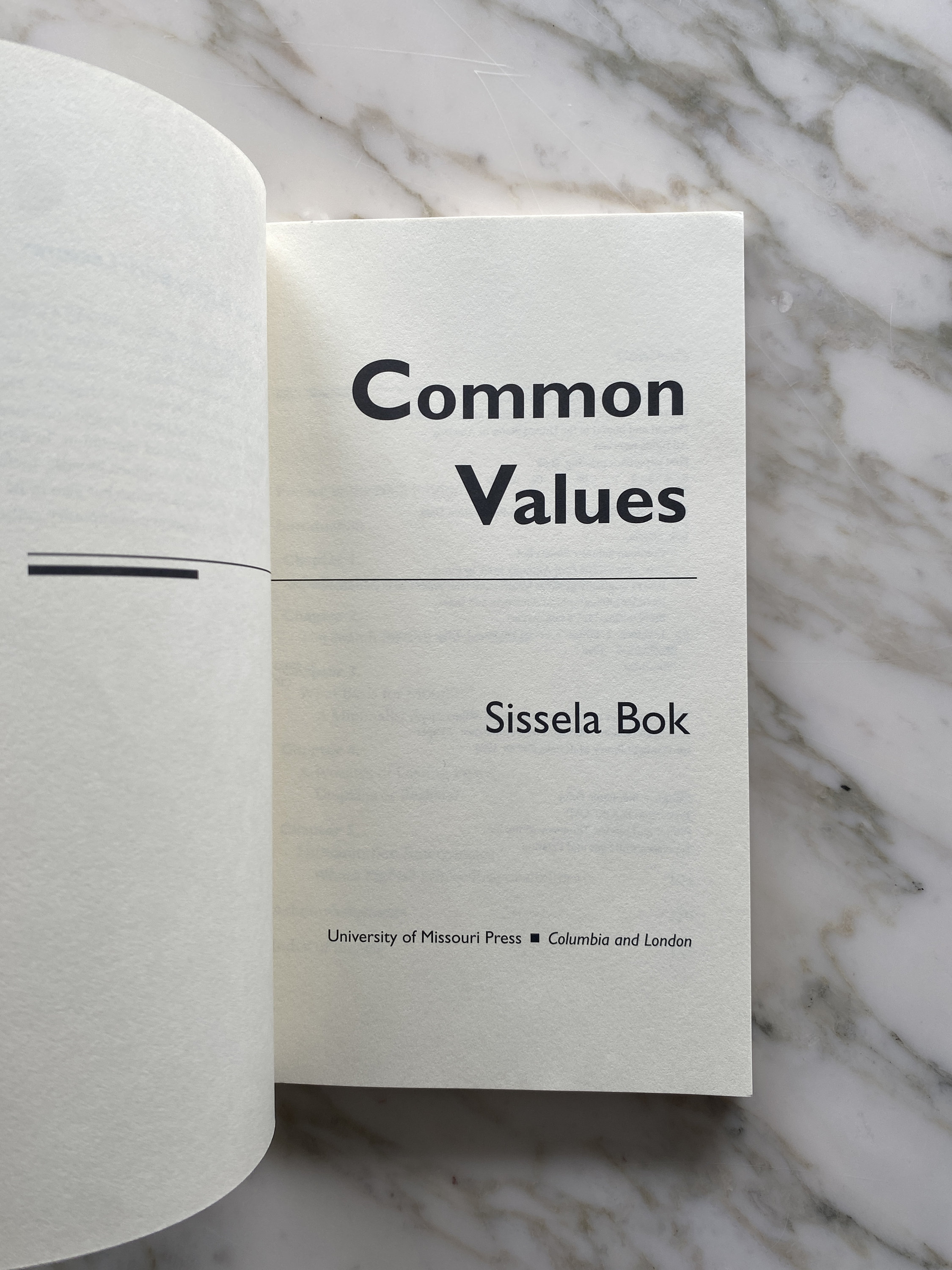 Common Values by Sissela Bok - Etsy