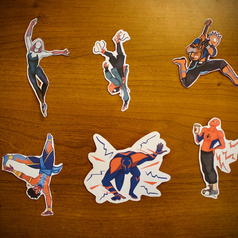 Spiderverse Sticker Packs - Etsy