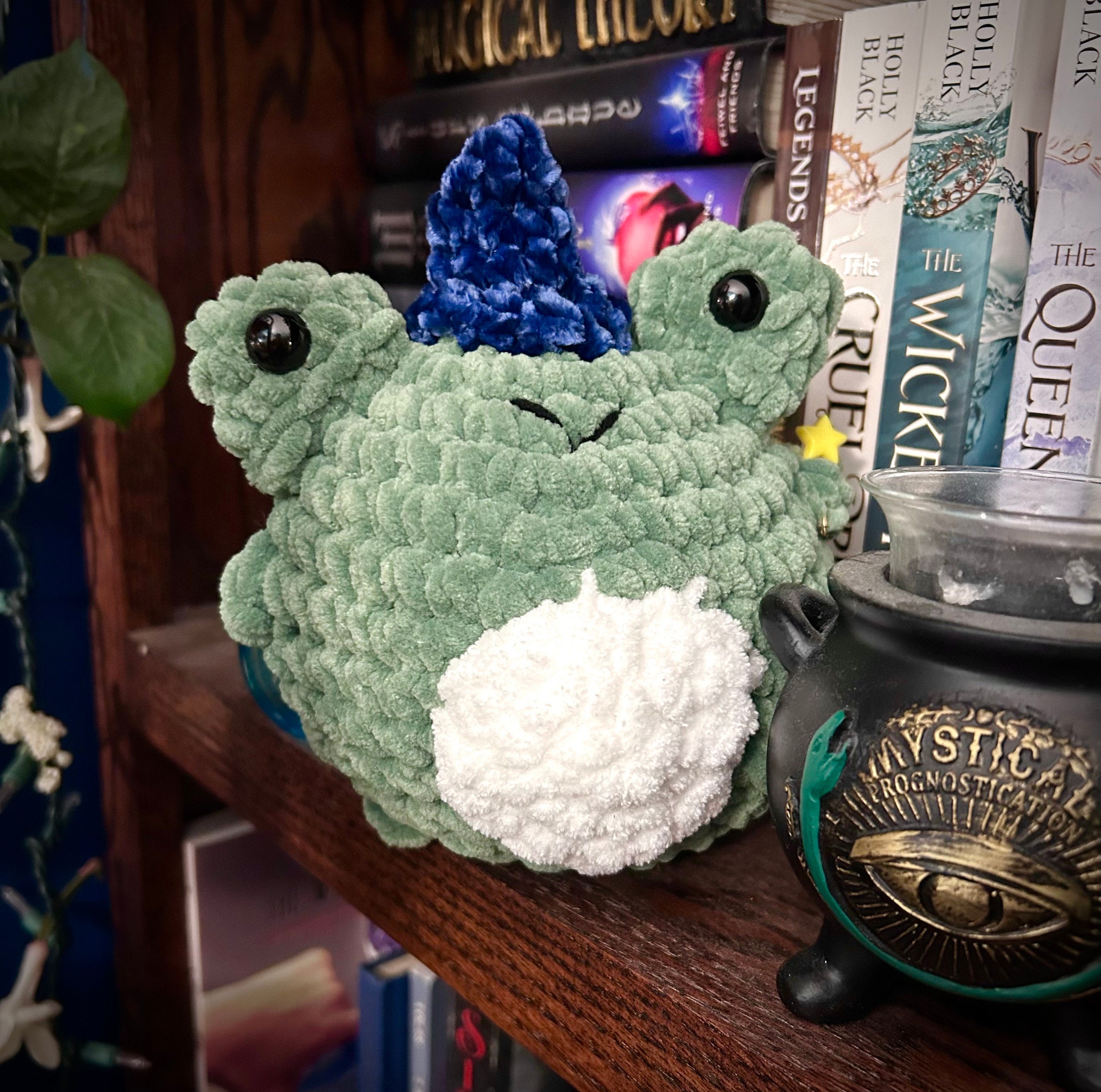 Wizard Frog Crochet Plushie Amigurumi - Etsy