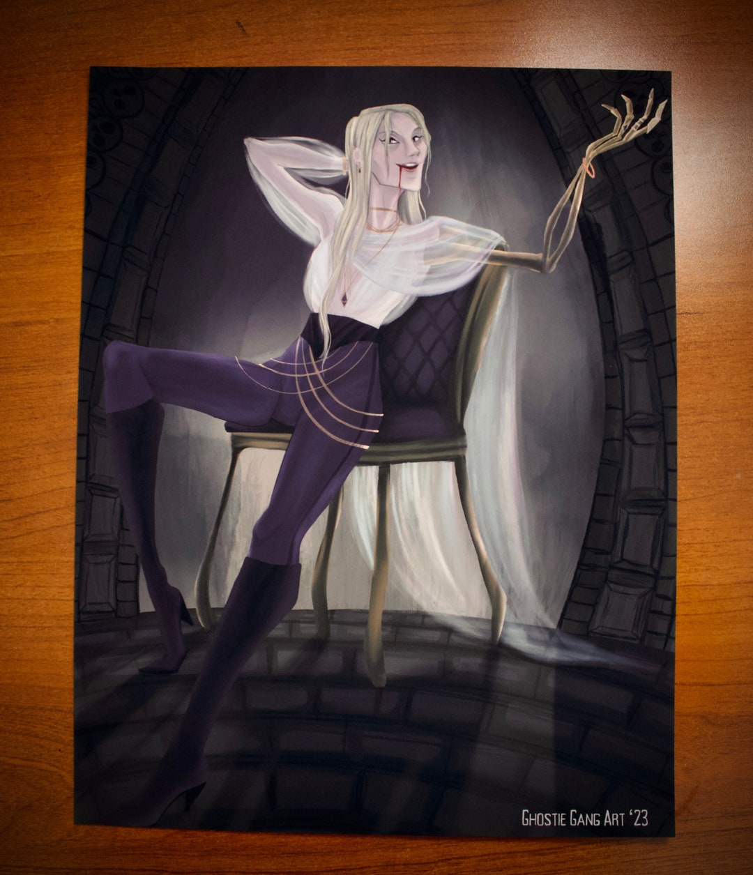 The Locked Tomb Ianthe Tridentarius Print - Etsy