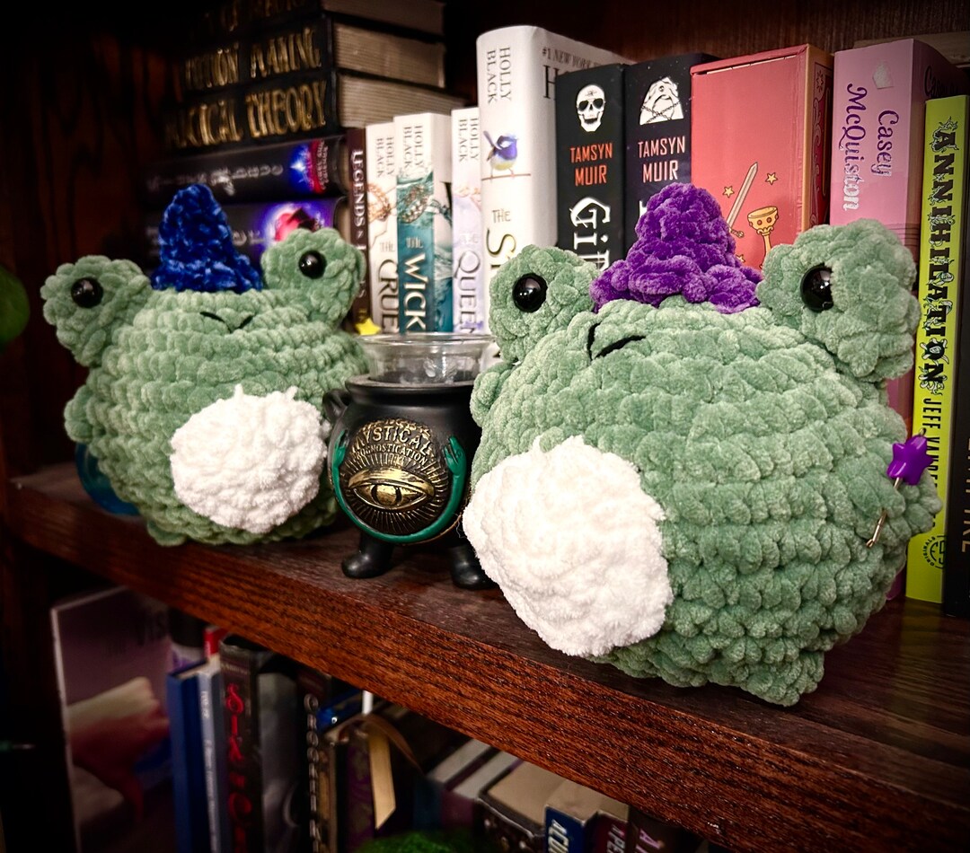 Wizard Frog Crochet Plushie Amigurumi - Etsy