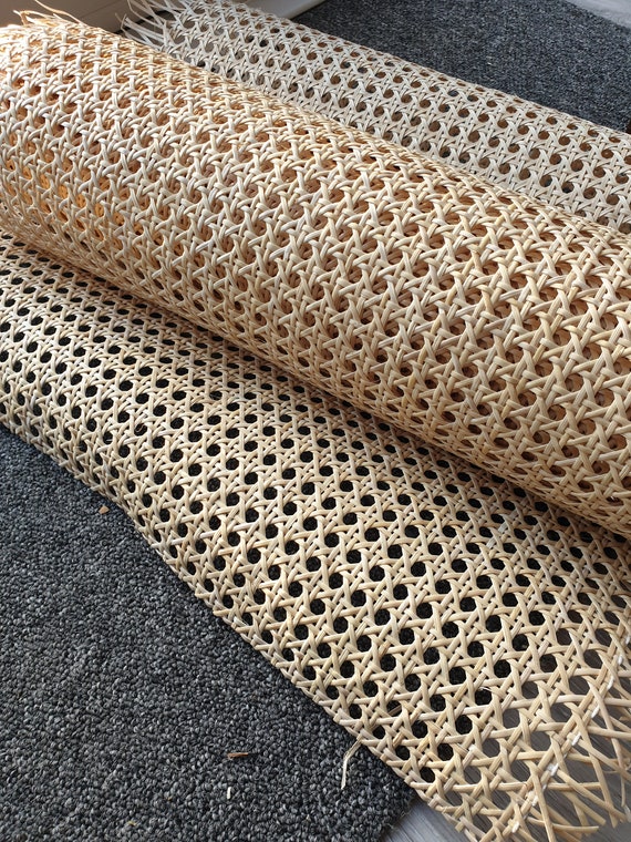 Cane Webbing Natural Rattan Cane Sheet 24 Inch Wide Sold by - Etsy