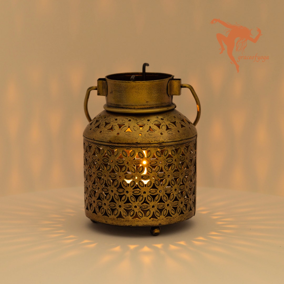 Milk Burni Pot T-light Lantern: Echoes of Pastoral Tradition - Etsy