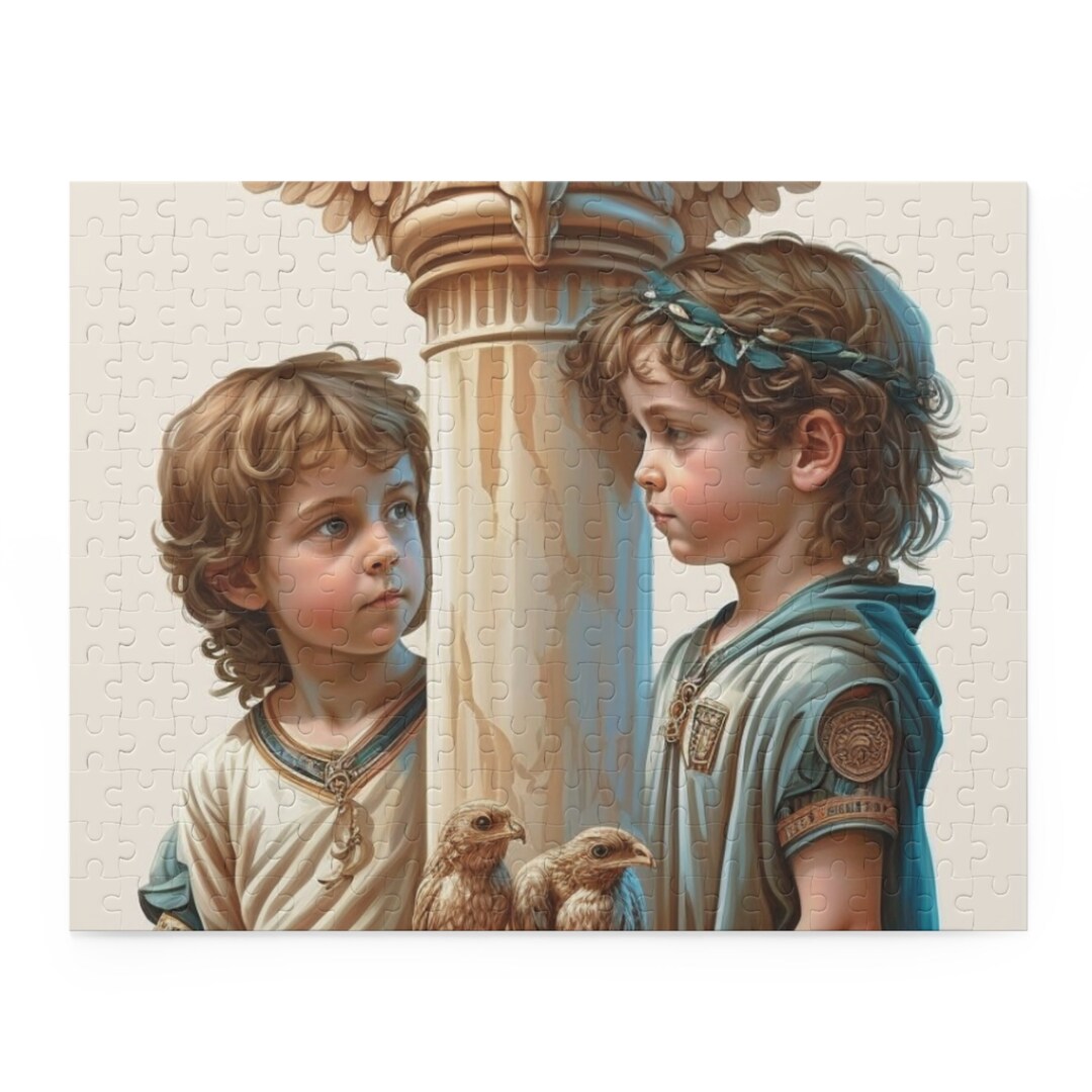 Two Boys and a Column Puzzle 120 252 500-piece - Etsy