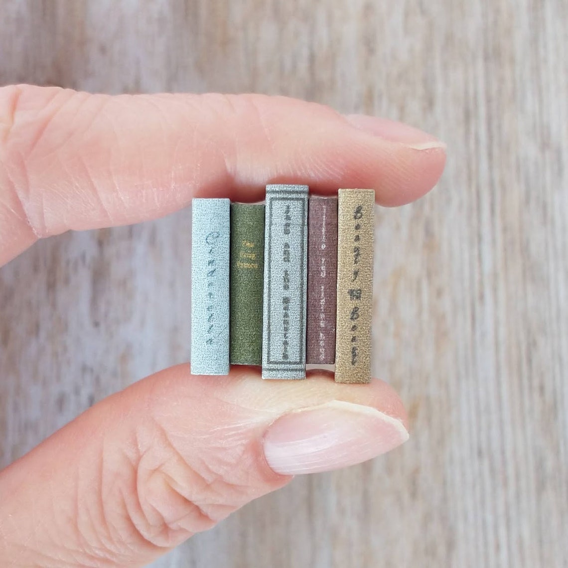1:12 Scale Miniature Books Set of 5 Dollhouse Fairy-tale - Etsy