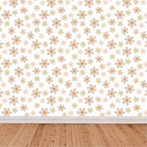 Boho Floral Dollhouse Wallpaper | Miniature 1:12 Scale Printable ...