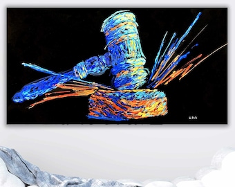 Gavel Art Painting - Etsy