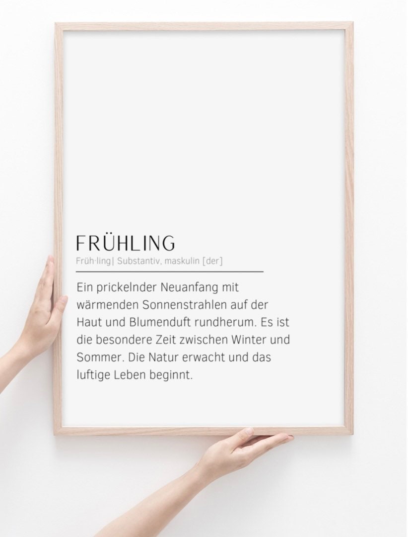 Posters Definition Spring Spring Poster Spring Decoration Spring Wall ...