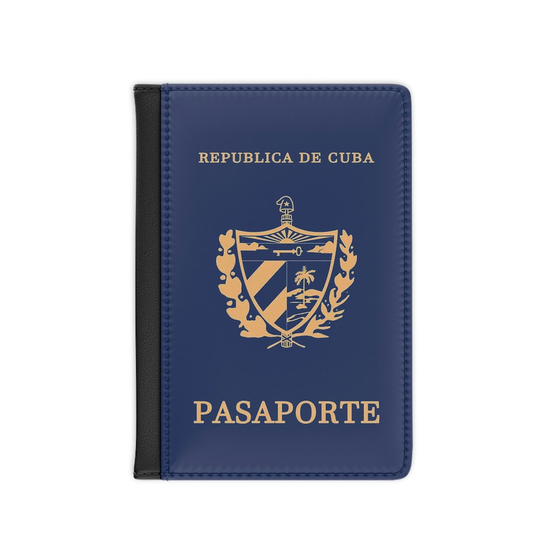 Passport Cover - Cuba - Cuban RFID Faux Leather Passport Protector ...