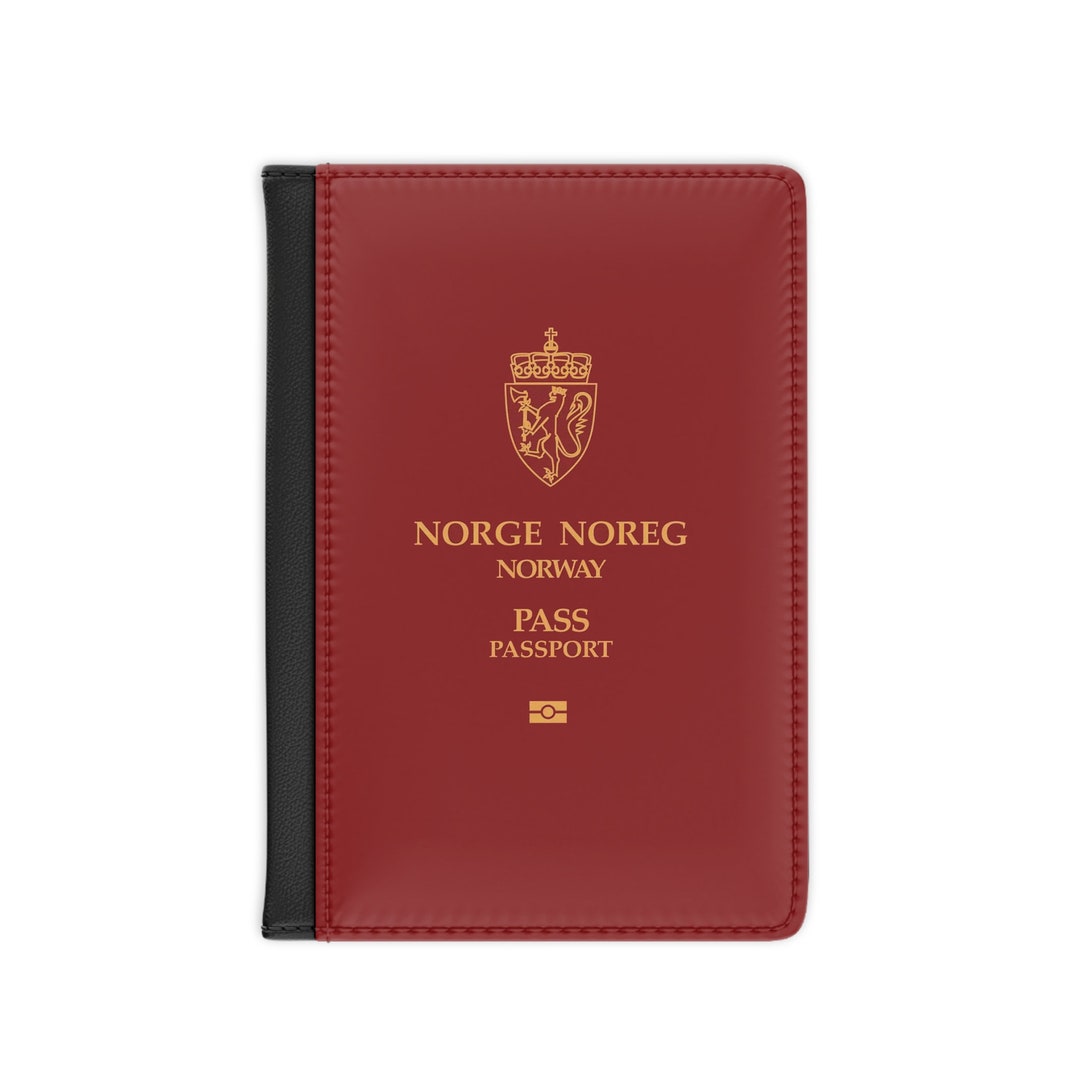 Passport Cover - Norway - Norwegian RFID Faux Leather Protector Cover ...