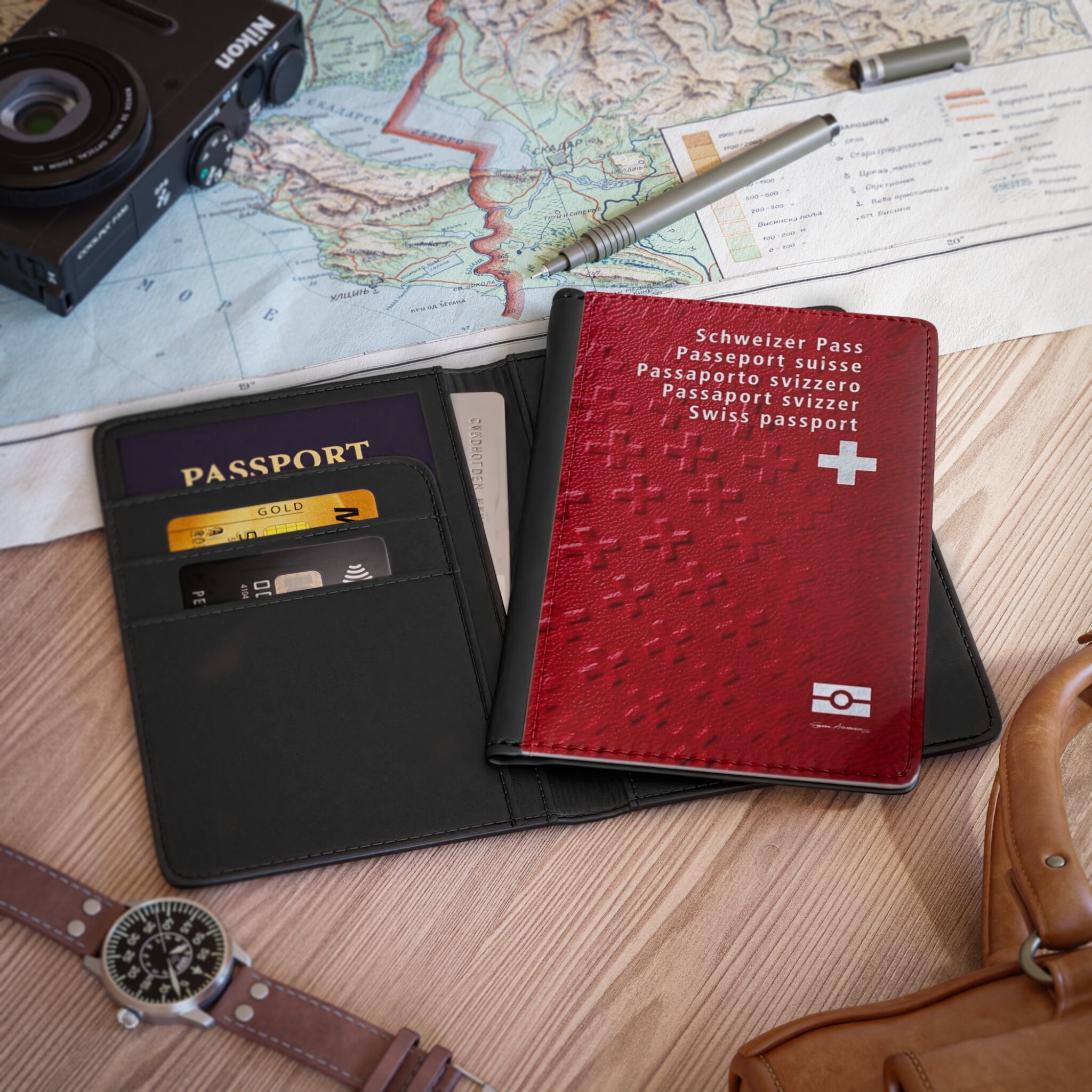 Passport Cover - Switzerland - Swiss RFID Passport Protector Cover ...