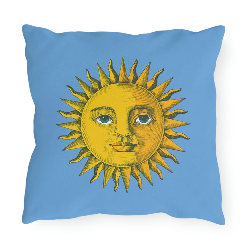 Outdoor Pillows Sol De Mayo Sun of May Sol De Cara Al Sol Argentina Sun ...