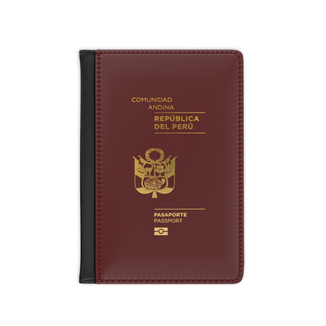 Passport Cover - Peru - Peruvian RFID Faux Leather Passport Protector ...
