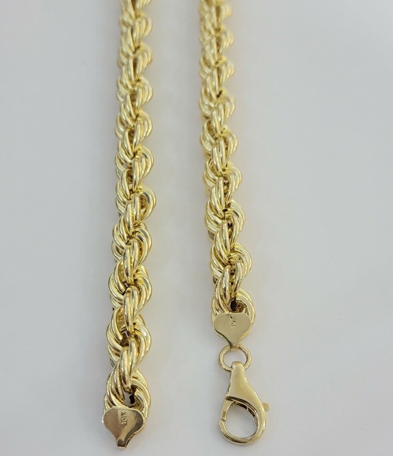 Men's 14k Gold Stamped Rope Chain 24 Inches - munimoro.gob.pe