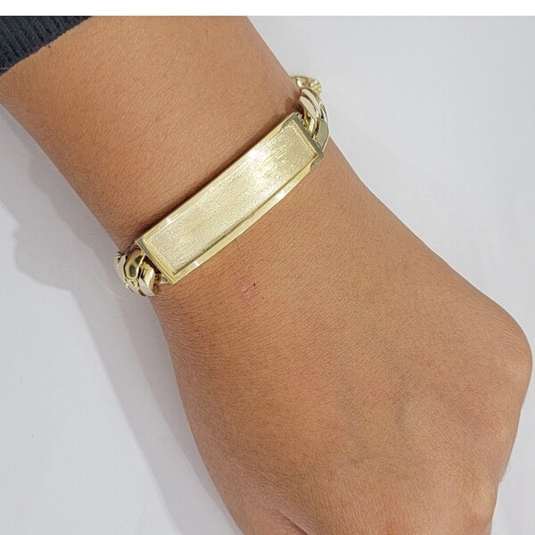Gold Id Bracelet - Etsy