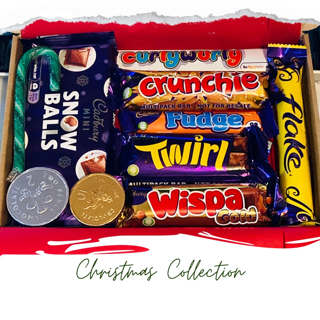 10 Piece Personalised Christmas Selection Box Letterbox Gift - Etsy