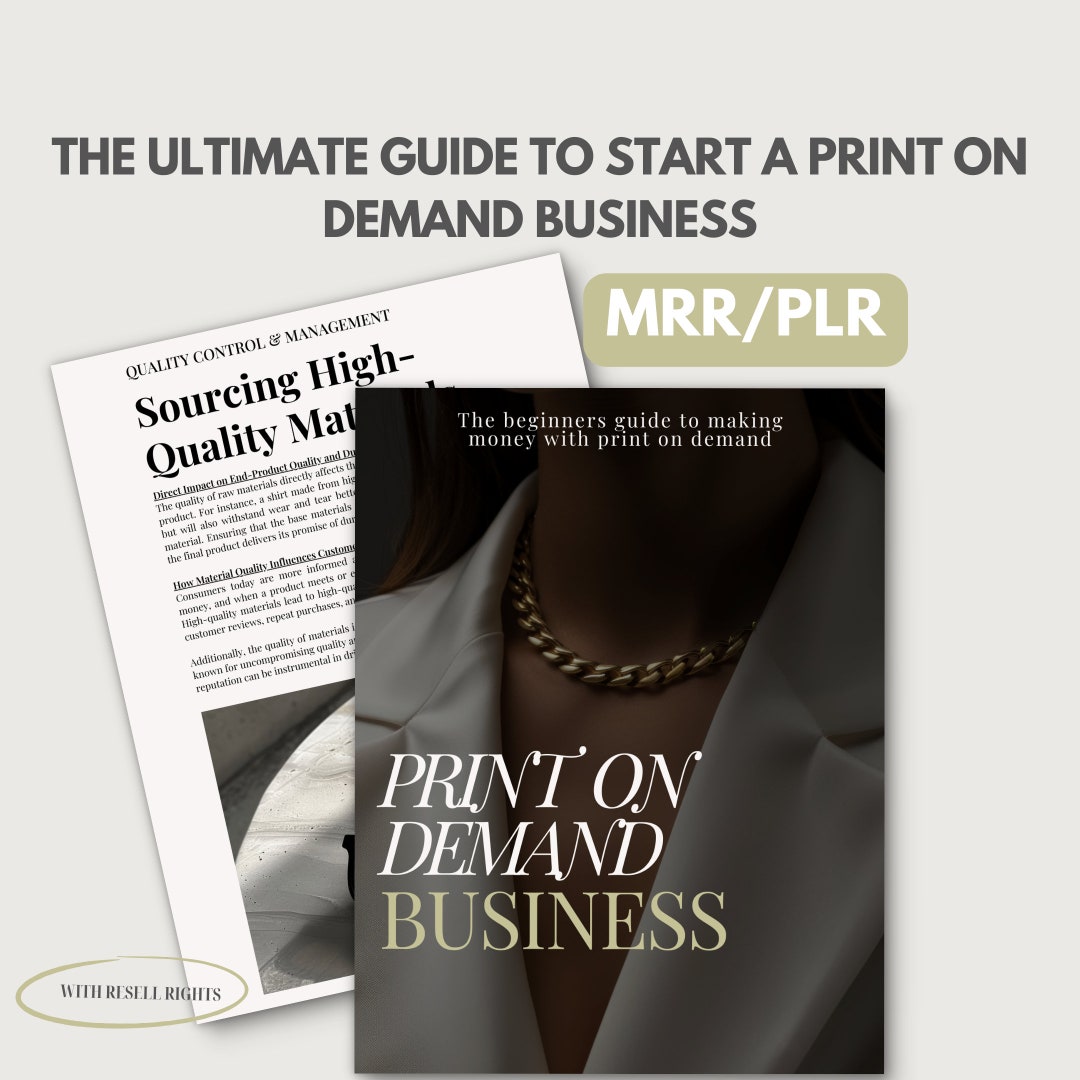 Making Money With Print on Demand Pod | Digital Marketing | PLR ...