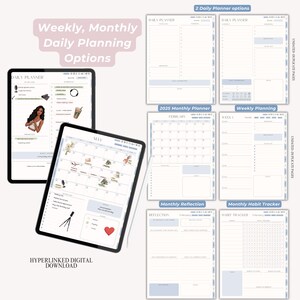 2025 That Girl Digital Planner Goodnotes, Hyperlinked Simple Digital ...