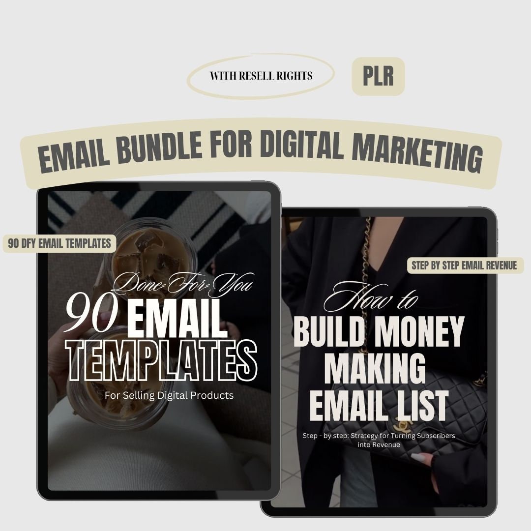 Email Marketing Bundle: 90 DFY Email Templates + Money Making Email ...