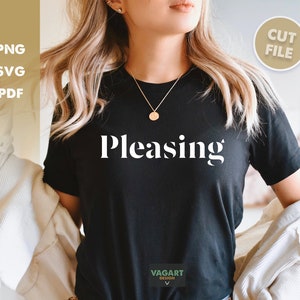 Pleasing SVG PNG PDF Bundle in Black and White, Pleasing Embroidery ...