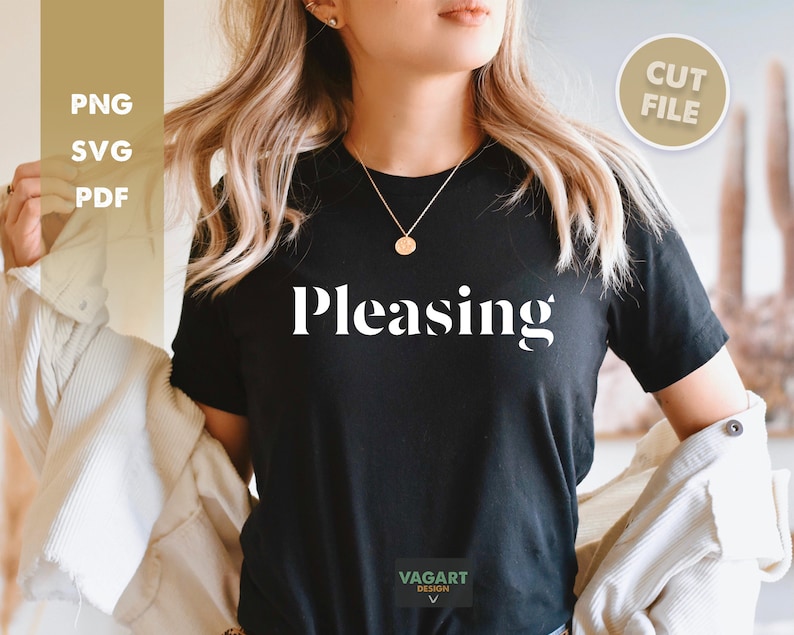 Pleasing SVG PNG PDF Bundle in Black and White, Pleasing Embroidery ...