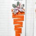 Handmade Spring Carrot Porch Leaner – 4ft Tall Wooden Easter Welcome ...