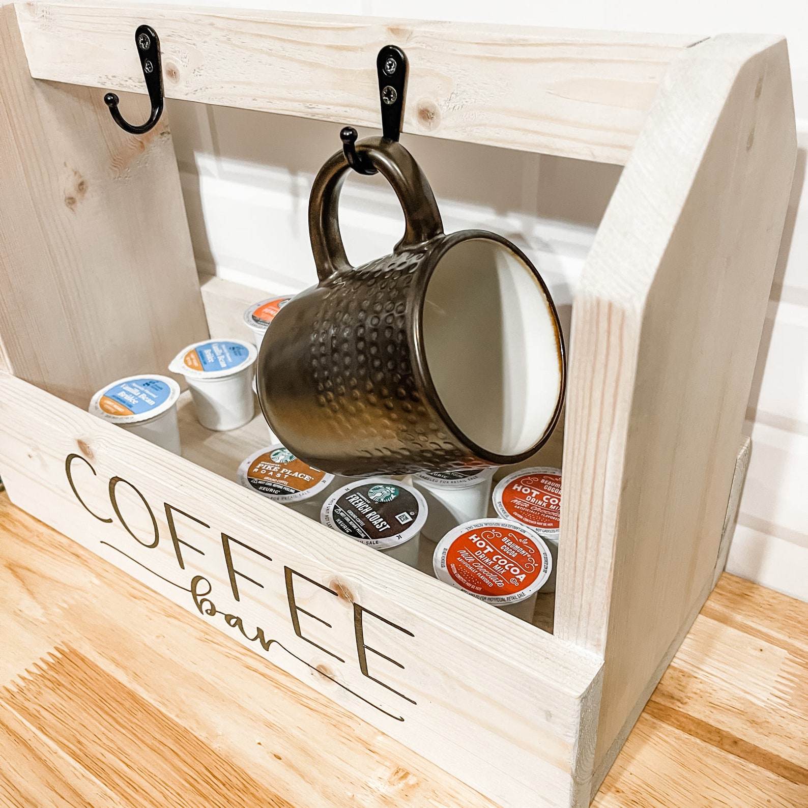 Farmhouse Coffee Bar/storage - Etsy