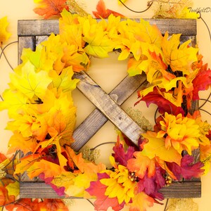 Rustic X Wreath Holder Rustic Farmhouse Wreath Holder Wooden Wreath ...