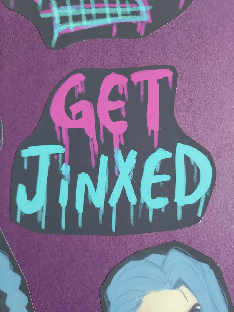 Jinx Arcane Sticker Pack - Etsy