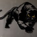 Colorful Black Panther Metal Wall Art: Wildlife Decor - Etsy