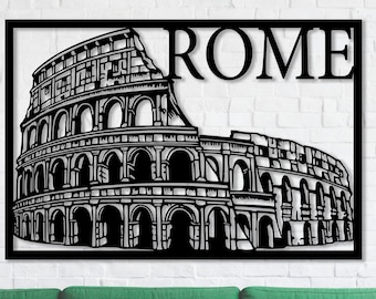 Rome Metal Wall Art - Etsy