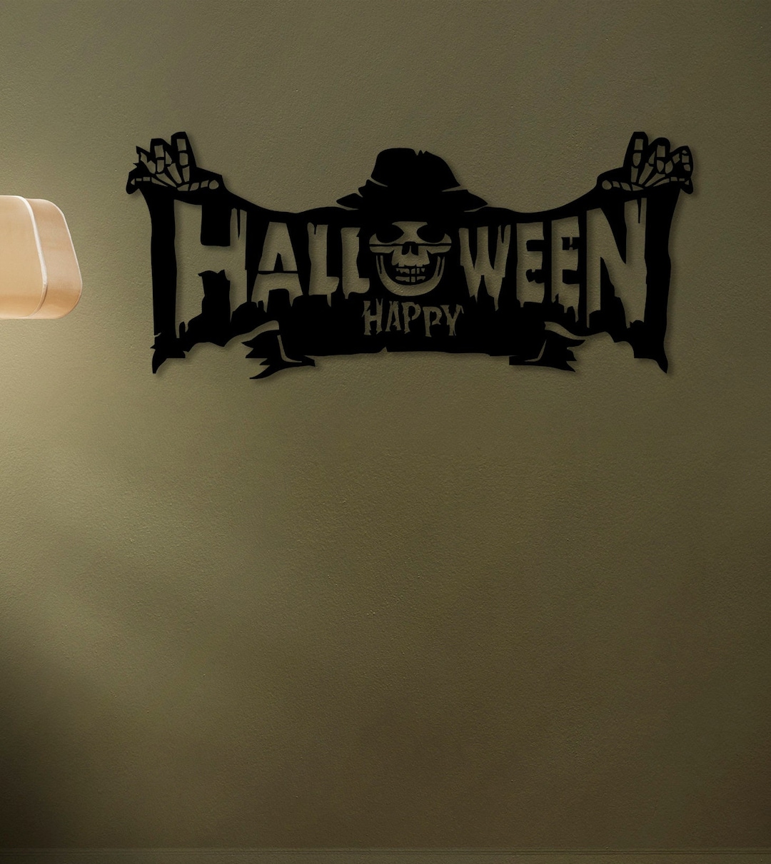 Wall Decor, Halloween Decoration, Happy Halloween Decor, Halloween ...