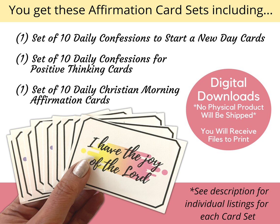 Start Your Day With God Scripture Cards 3-in-1 BUNDLE Start a New Day ...