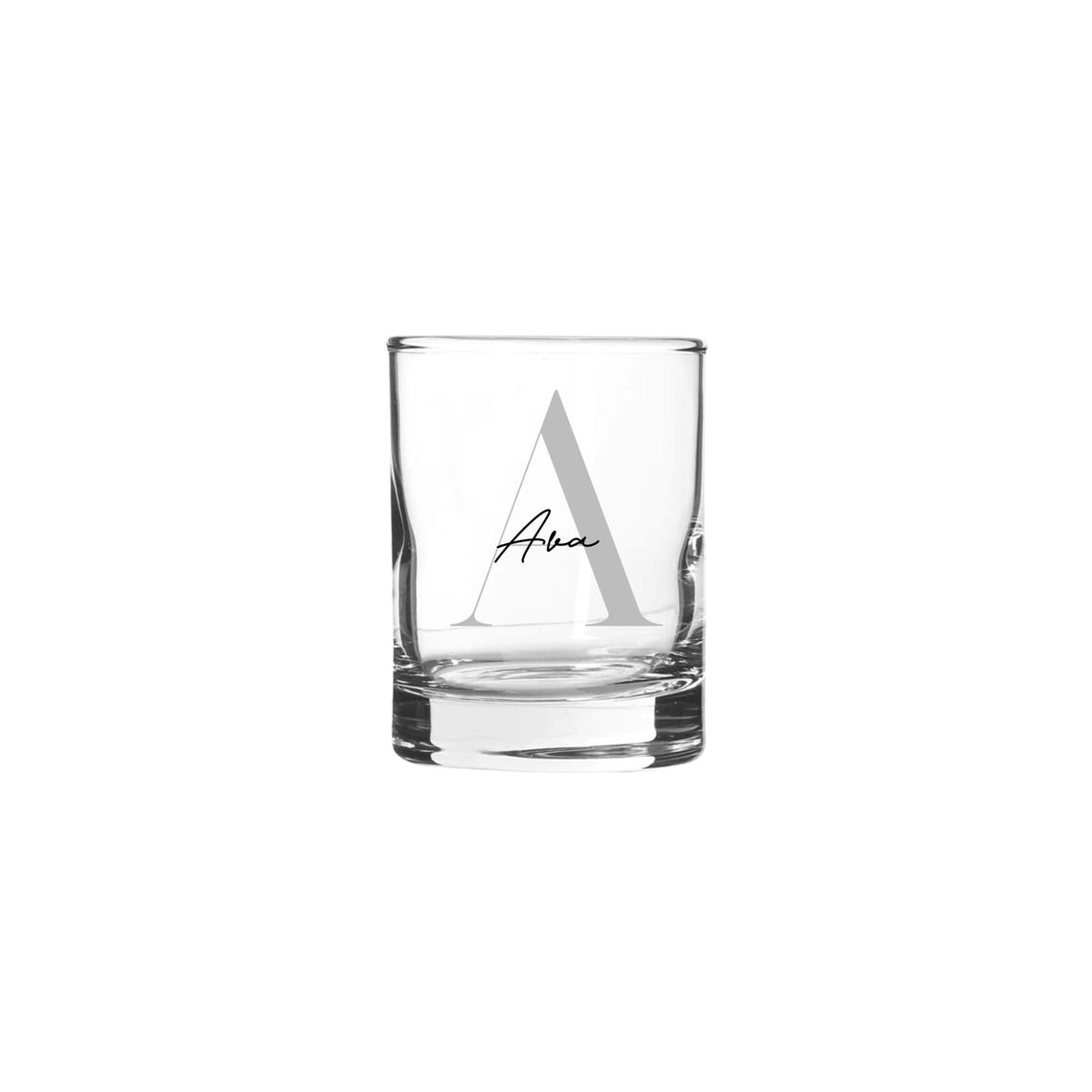 Personalized Milestone Shot Glass: Birthday Initial Name Glass - Etsy