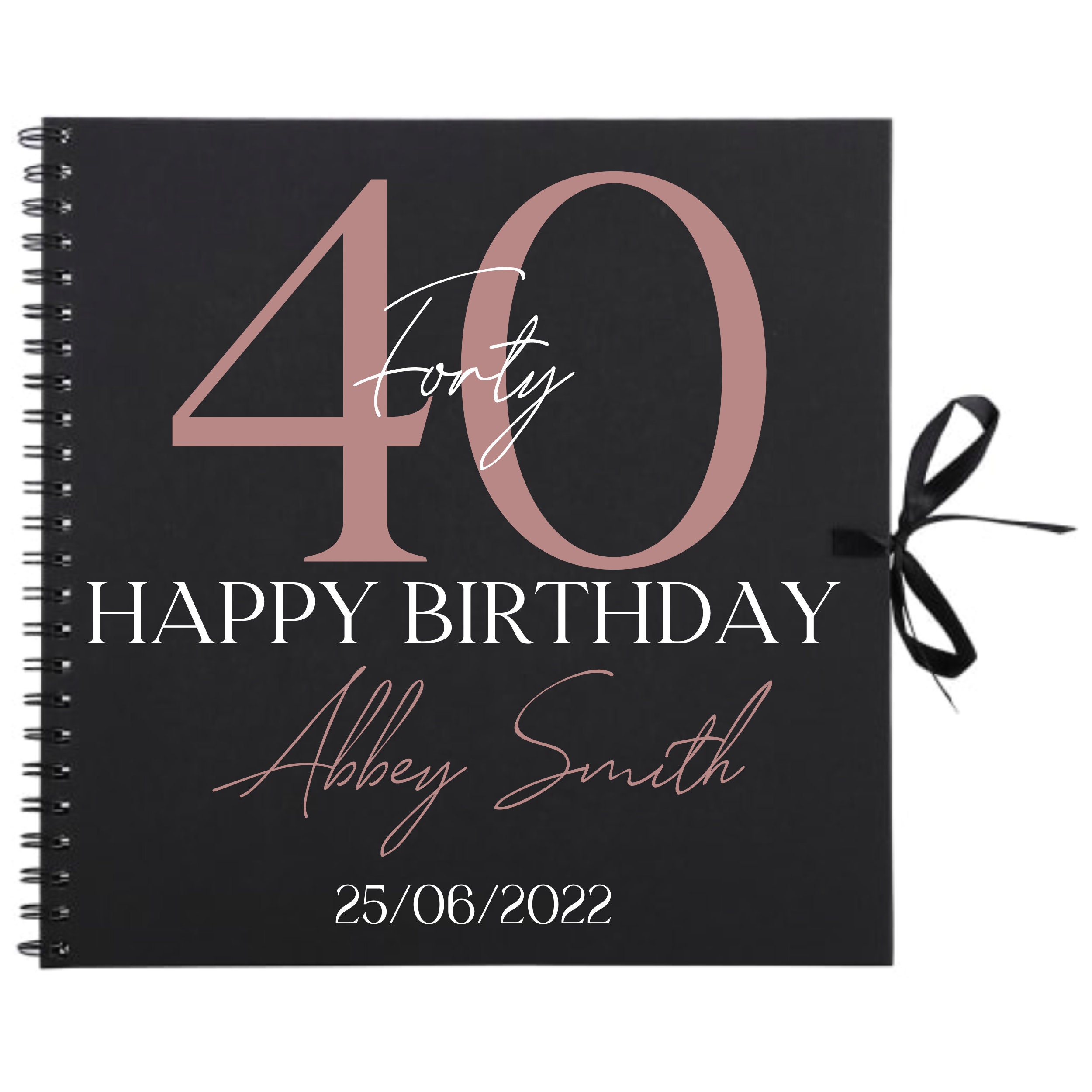 Personalized Birthday Scrapbook: Milestone Guestbook Memory Album - Etsy