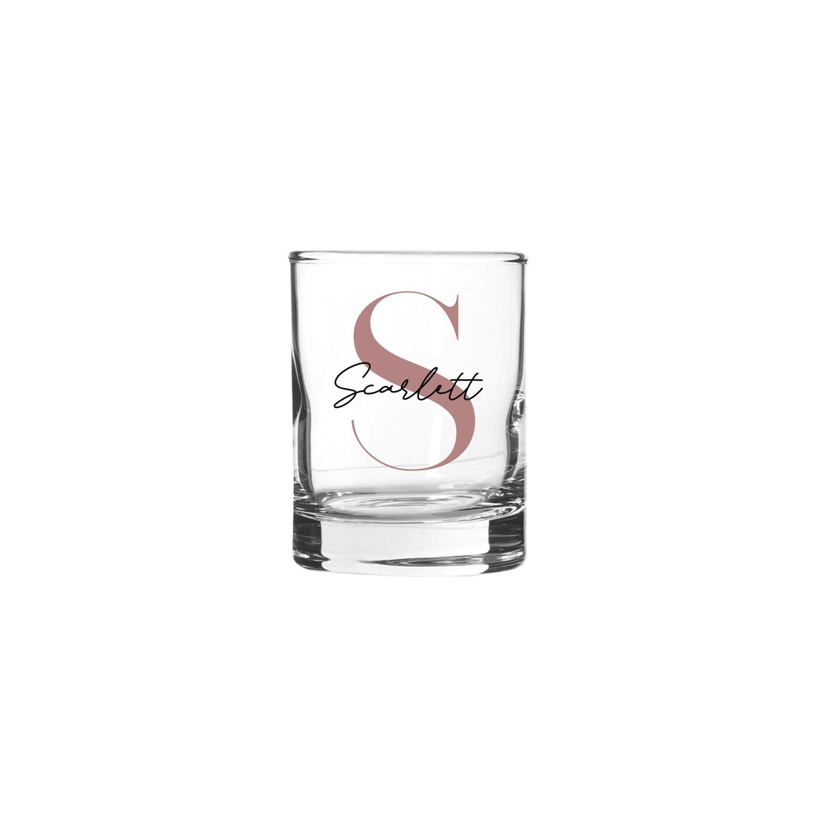 Personalized Milestone Shot Glass: Birthday Initial Name Glass - Etsy