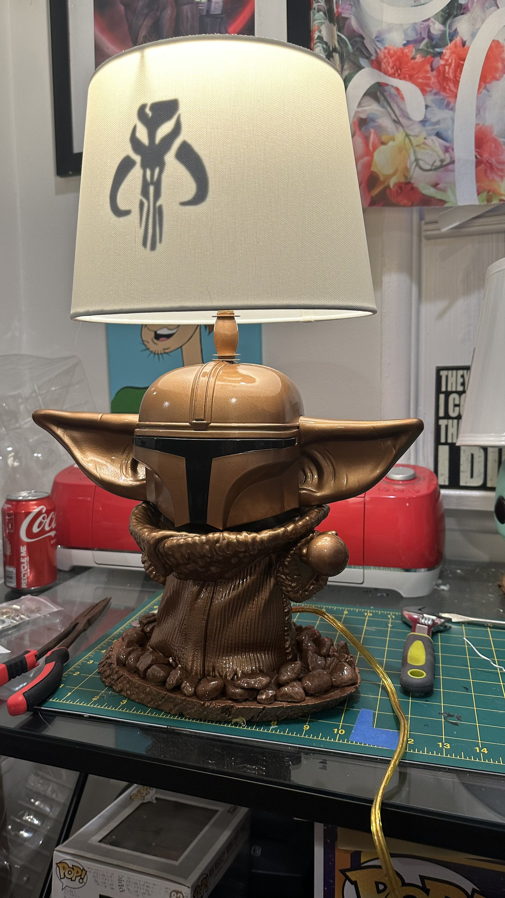 Din Grogu Lamp - Etsy