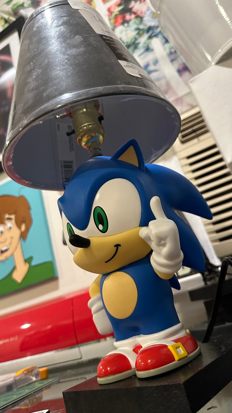 Sonic the Lamp - Etsy