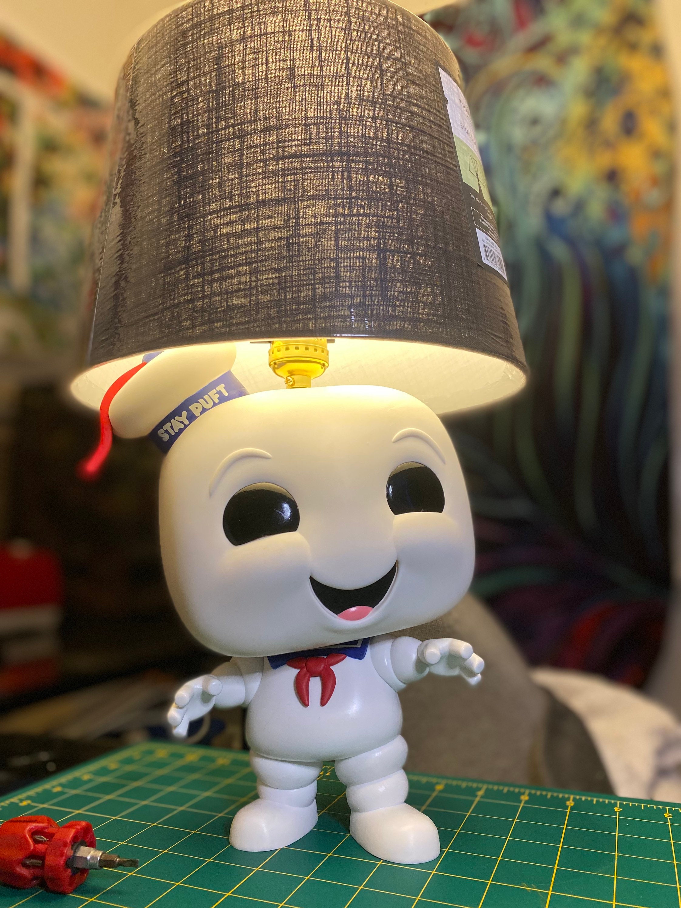 Stay Puft Lamp - Etsy