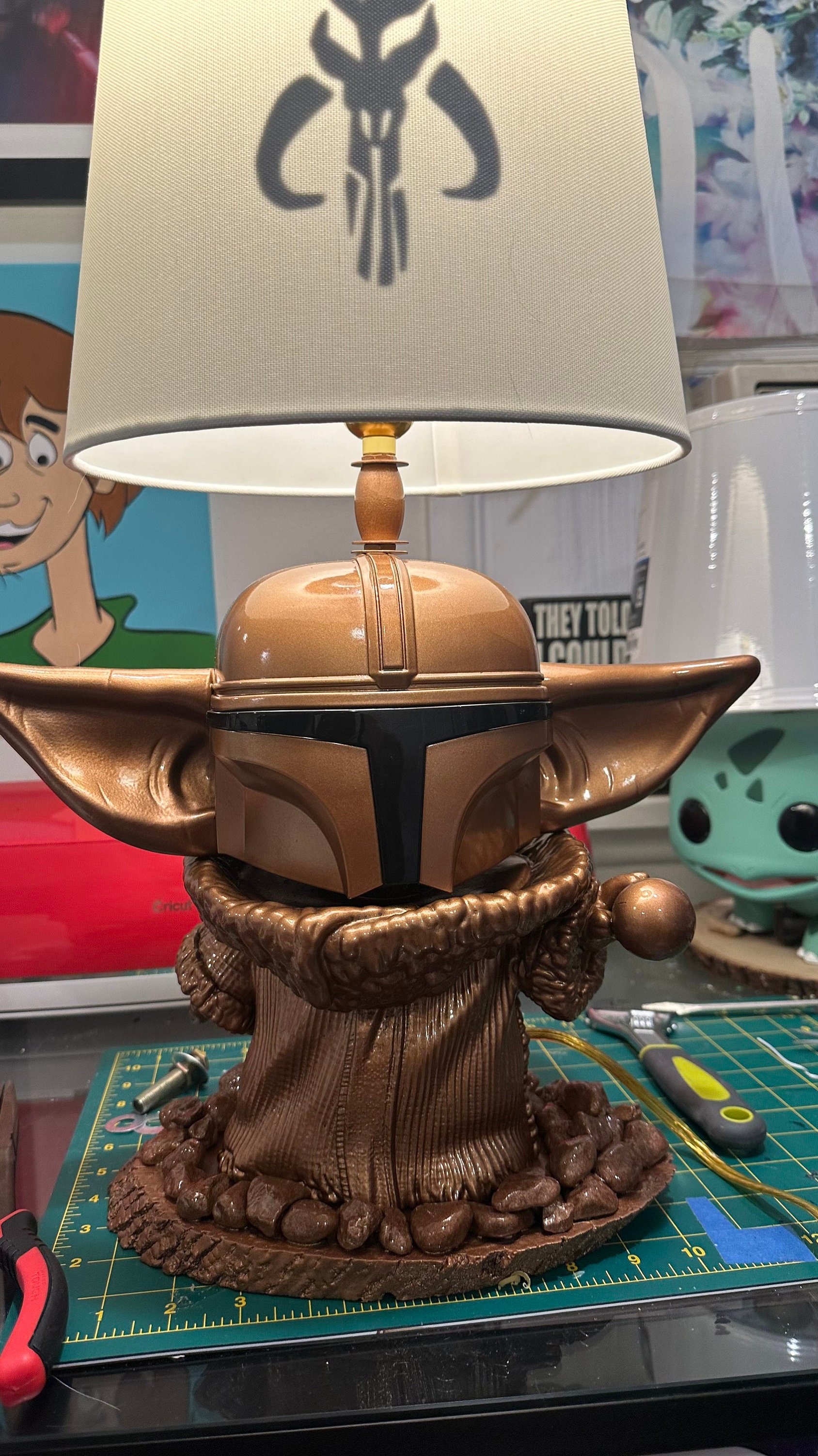 Din Grogu Lamp - Etsy