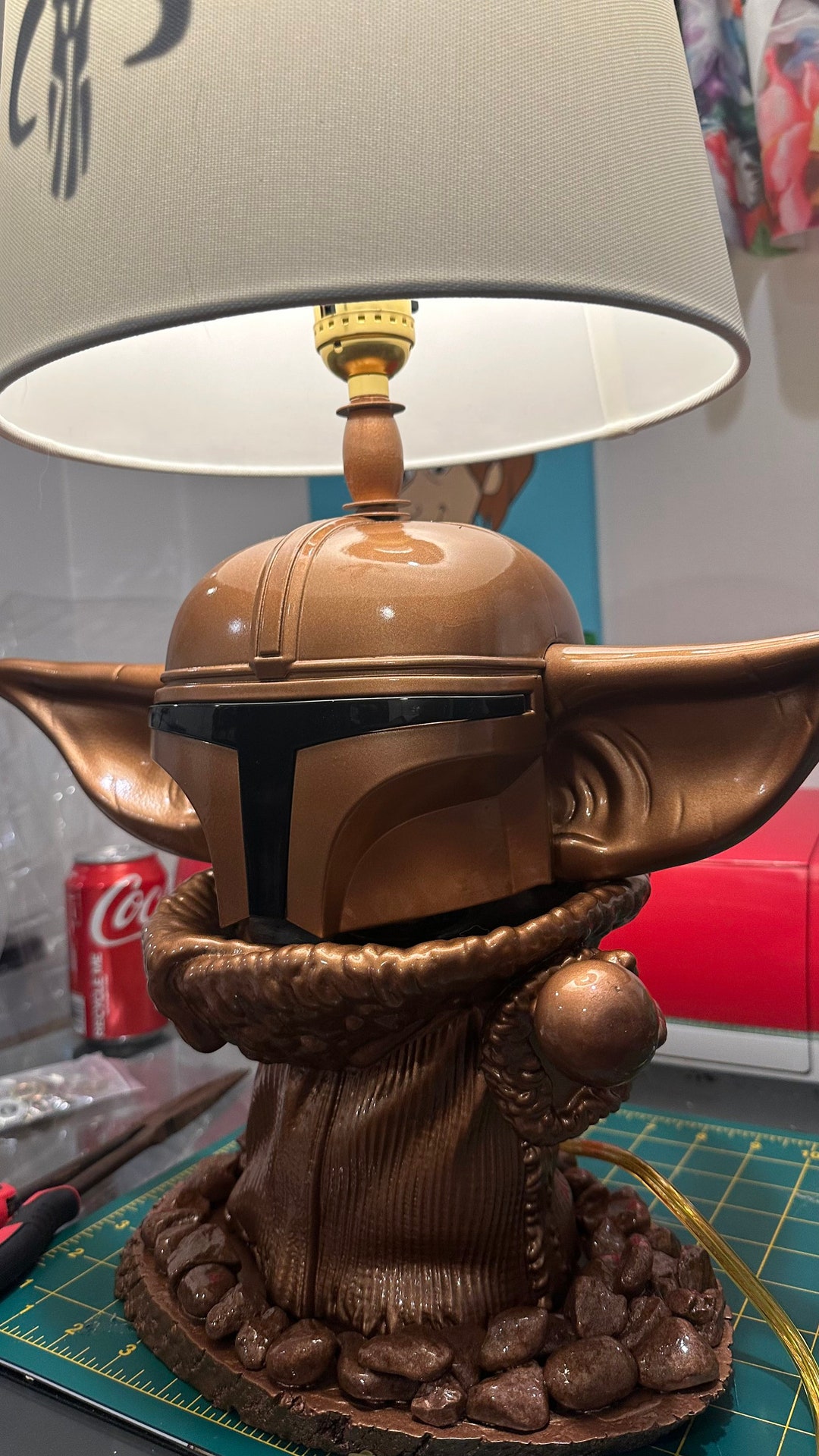 Din Grogu Lamp - Etsy