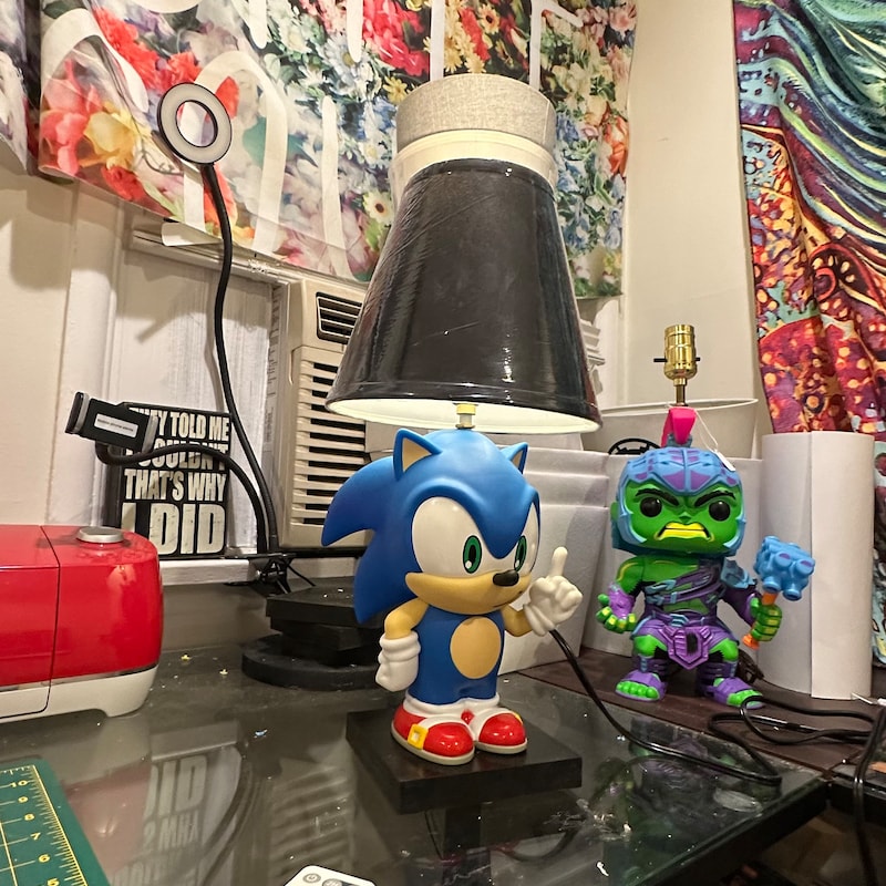 Sonic the Hedgehog Lamp - Etsy