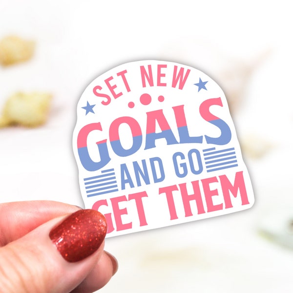 Goal Setting Stickers - Etsy