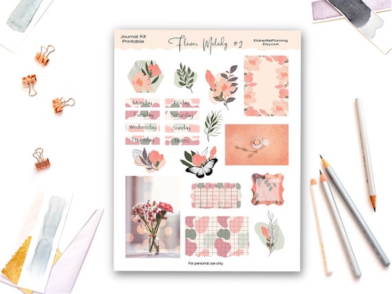 Bujo Stickers Planner Printable Printable Stickers - Etsy