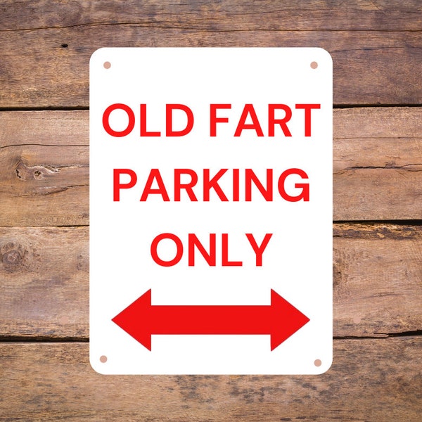 Old Fart Funny Sign - Etsy