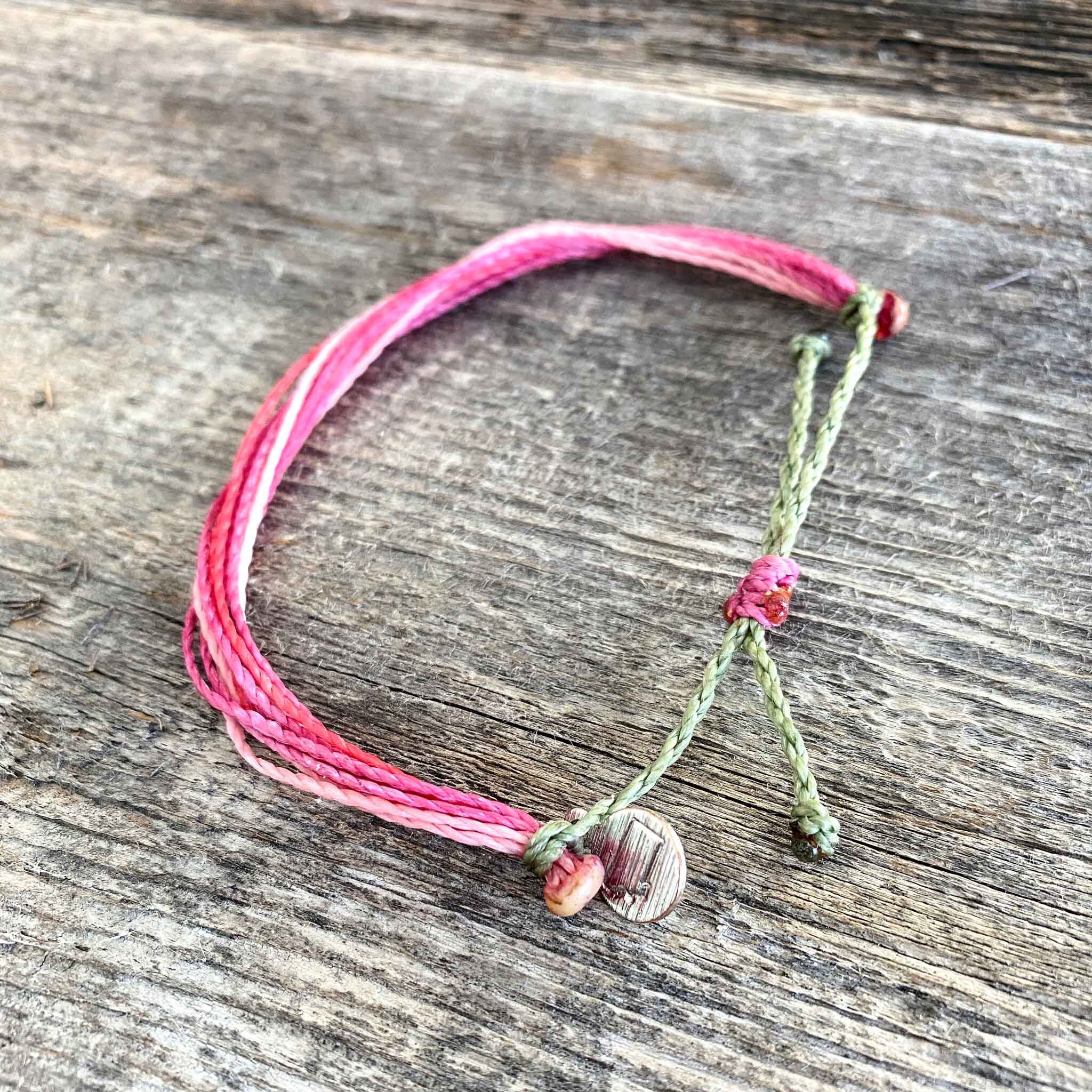 Montana State Flower Bitterroot Thread Bracelet | State Flower Jewelry ...