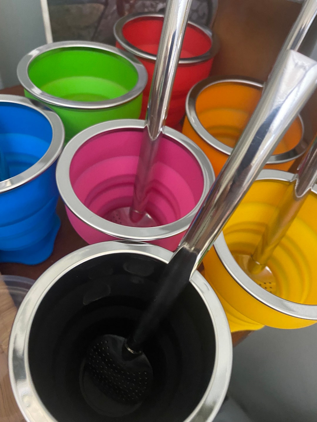 Silicone Travel Cup With Stainless Bombilla (200ml) - Etsy