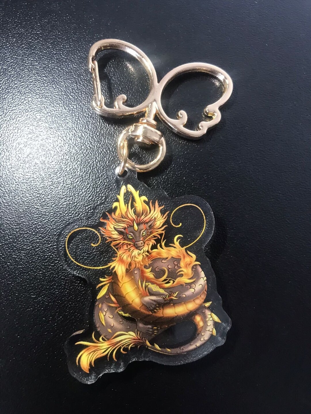 Acrylic Keychain Rex Lapis Dragon Chibi Genshin Impact Cute Gift for ...