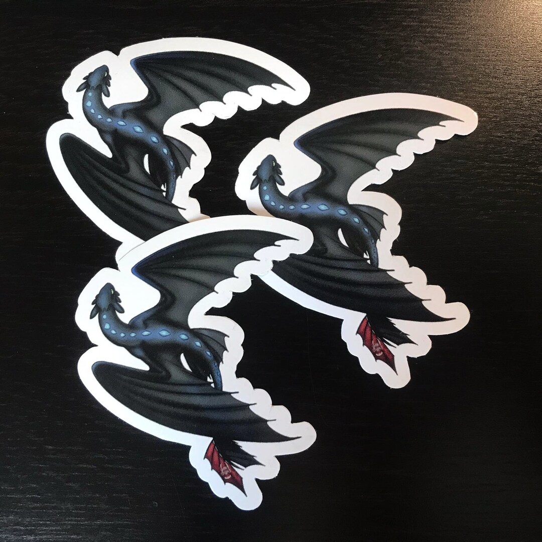 Sticker | Dragon | Toothless | Vinylsticker - Etsy