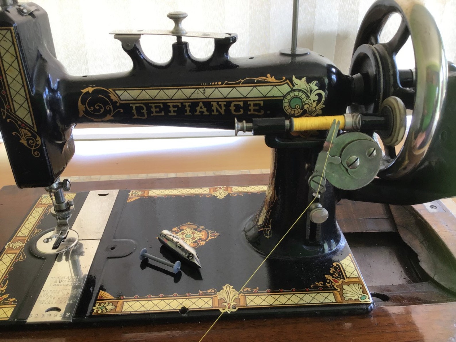 5 X Sewing Machine Bobbins for Vintage Harris, Defiance & New Home ...